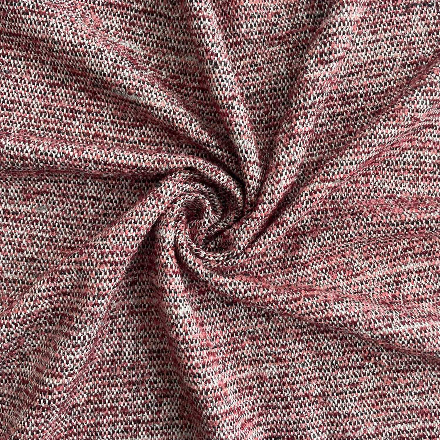 Bouclé - RUBY RED – Wilhelm Zuleeg GmbH